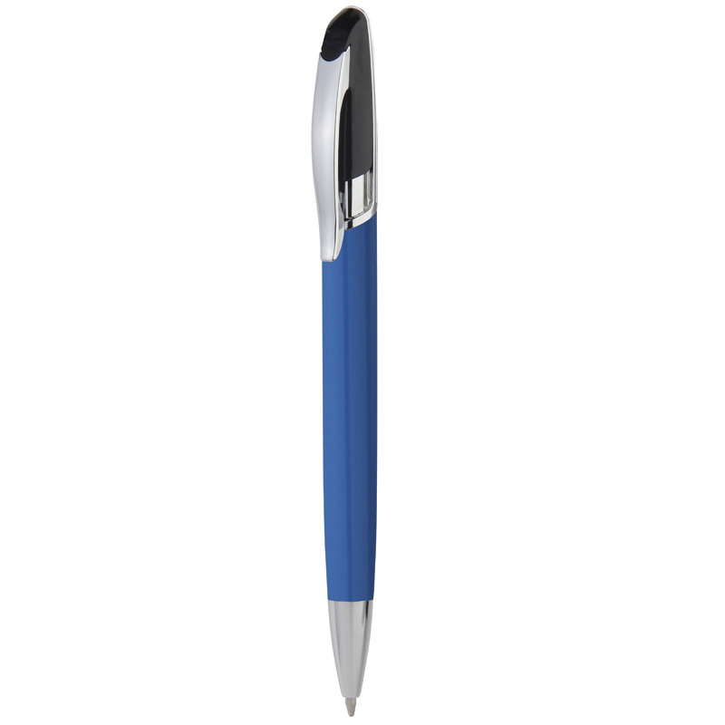 Penna a sfera con fusto e clip in metallo, parte superiore e puntale in ... Penna a sfera con fusto e clip in metallo, parte superiore e puntale in ...